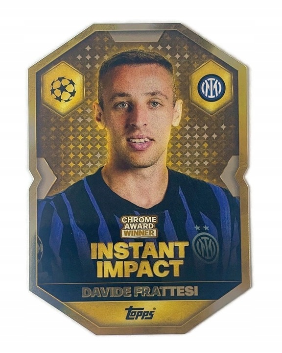 MATCH ATTAX UCL 2025 2026 CHROME AWARD WINNER Davide Fratessi INTER ...