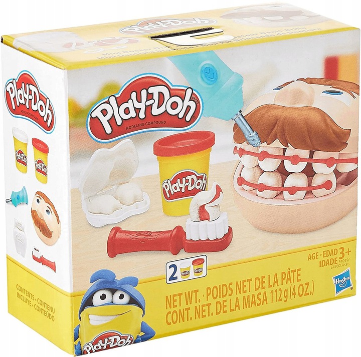 Ciastolina Hasbro Play-Doh Dentysta F1259 454 g • Cena, Opinie - Allegro