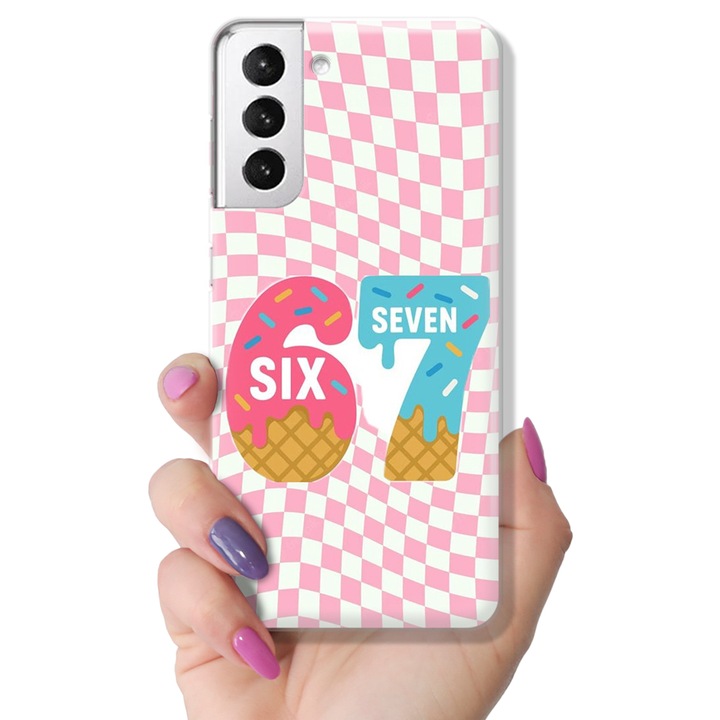 POUZDRO PRO SAMSUNG S21 PLUS 5G CASE 67 SIX SEVEN TREND TIKTOK BRAIN ...