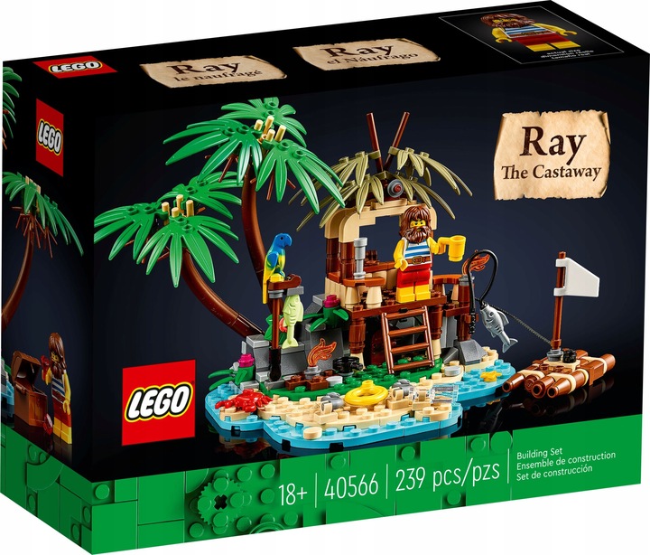 Klocki LEGO Rozbitek Ray 239 elementów 18+ (5702016608816) • Cena ...