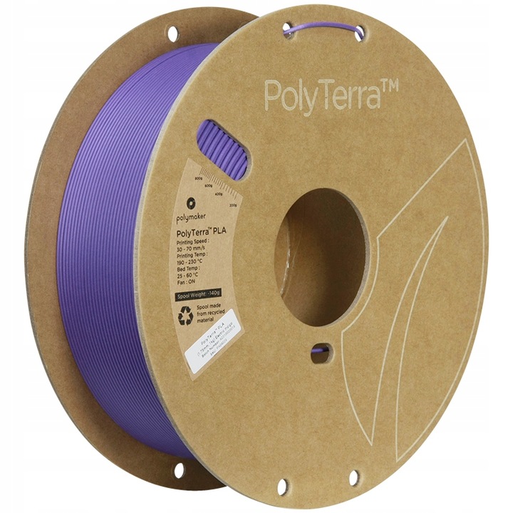 Filament Polymaker PolyTerra PLA - Electric Indigo / 1 kg, 1,75 mm ...
