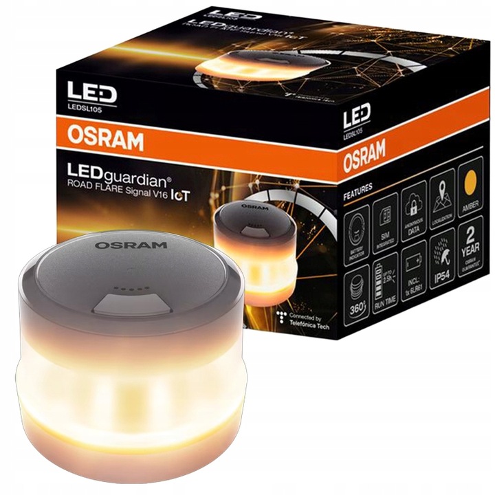 LEDguardian Road Flare Signal V16 IoT światło ostrzegawcze kogut 4062172397599 za 206.00PLN z ...