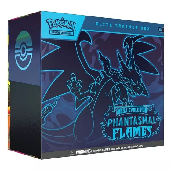 POKÉMON TCG: MEGA EVOLÚCIA - PHANTASMAL FLAMES - ELITE TRÉNER BOX ...