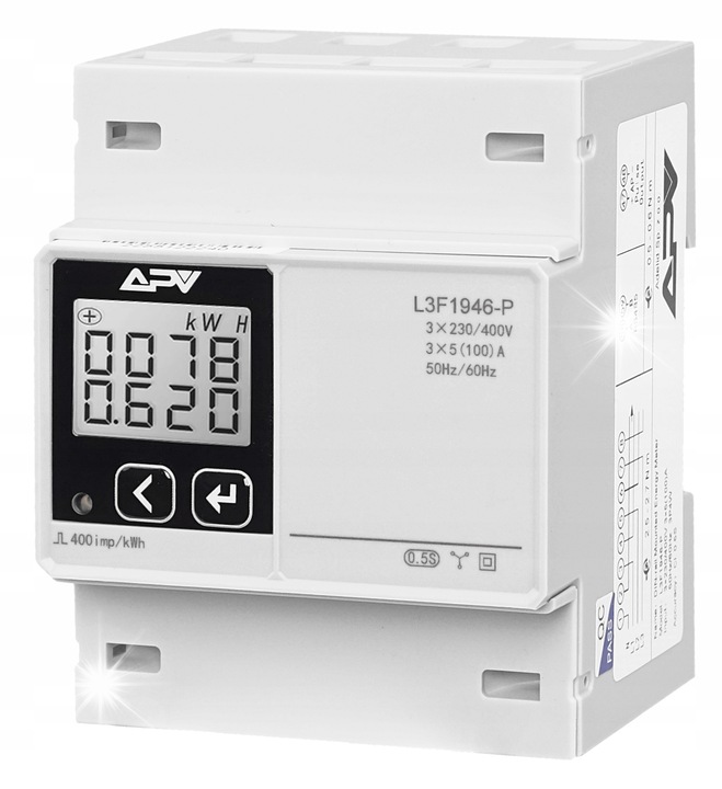 LICZNIK 3F DO FOTOWOLTAIKI DWUKIERUNKOWY ENERGII MODBUS RS485 KOMBAJN ...