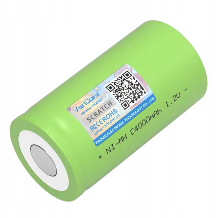 Akumulátor baterie s článkem VariCore VC-C4000 C (R14) Ni-MH 1.2V 4000 ...