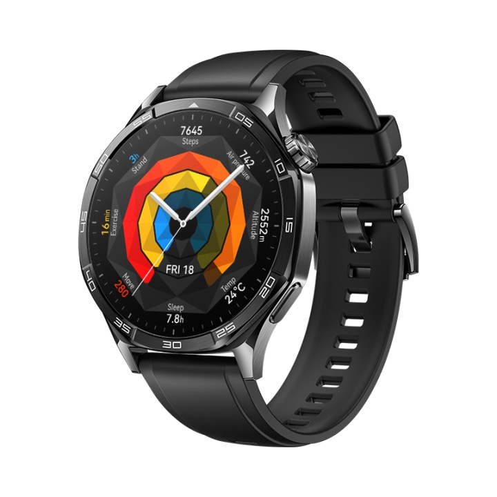 SMARTWACH HUAWEI WATCH GT 5 GPS 46mm Amoled NFC Wi-Fi Bluetooth czarny ...
