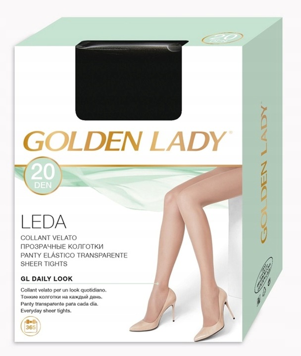 Sima harisnya Golden Lady LAURA 20 den fekete Fumo 1/2-es méret ...