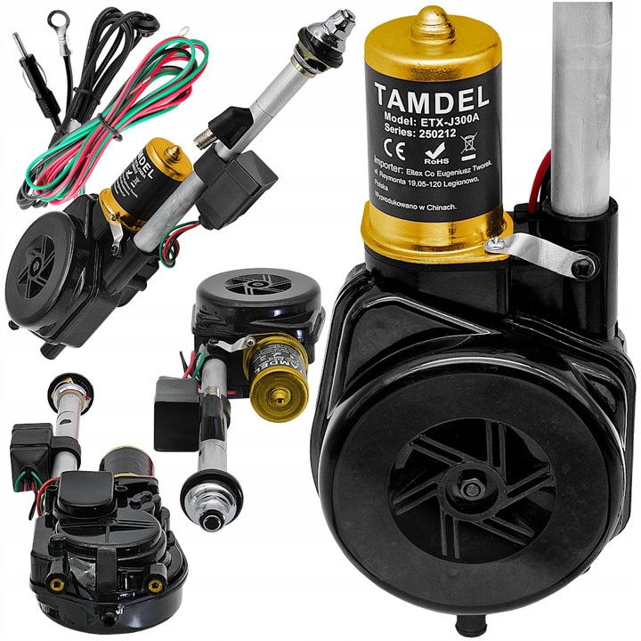 Antena elektryczna automatyczna VW Opel Astra Vectra Alfa Romeo Volvo ...