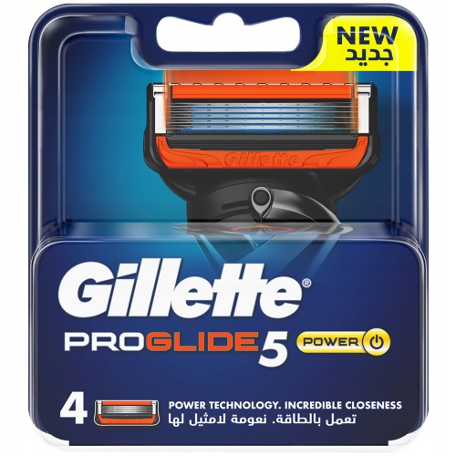 Wkłady do maszynek Gillette Fusion5 Proglide Power 4 szt ...