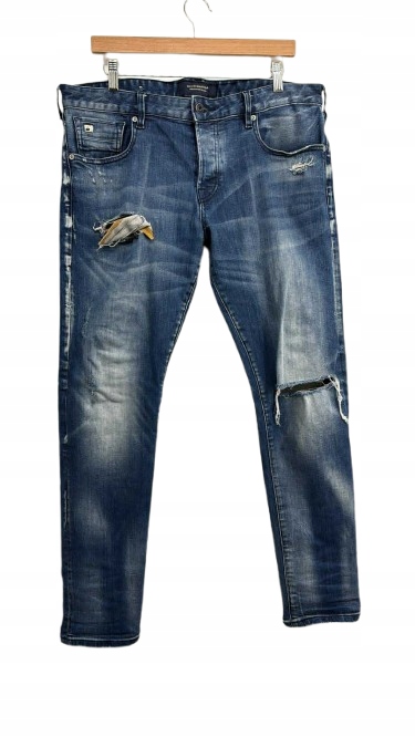 R4820 SCOTCH&SODA SPODNIE MĘSKIE JEANSY NIEBIESKIE RALSTON R.34/32 ...