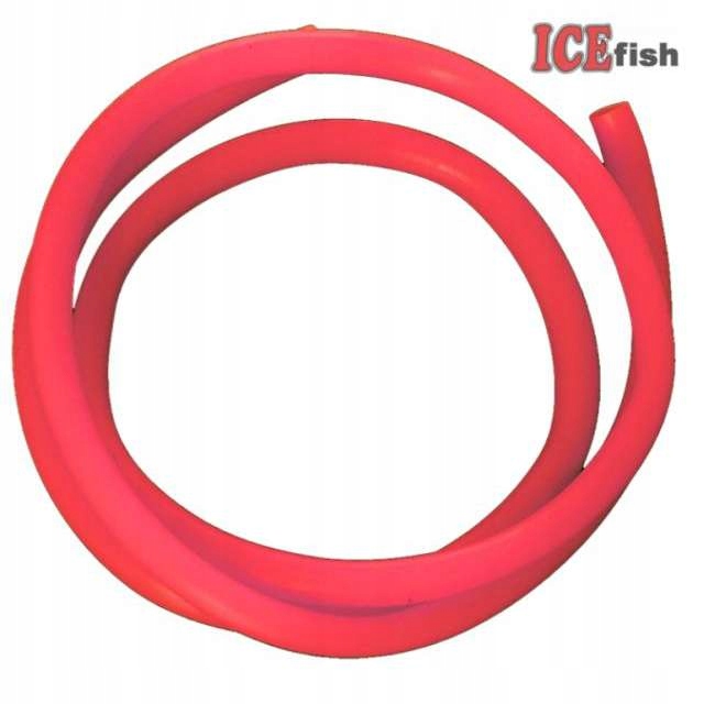 ICE fish Fluo rurki 50cm czerwony 2/3mm - 17207777127 - Allegro