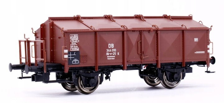 Brawa 50544 - Uk-v 25 típusú mészszállító vagon, DB, III. korszak ...