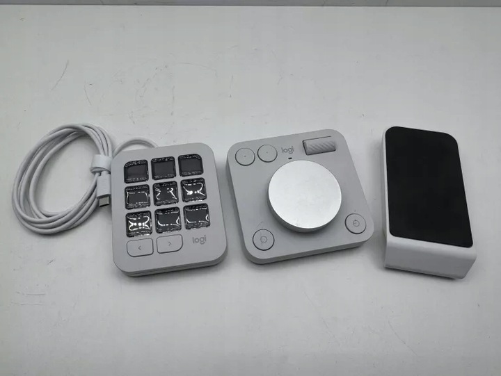 LOGITECH MX CREATIVE CONSOLE PROGRAMOWALNA KLAWIATURA 9 KLAWISZY LCD ...