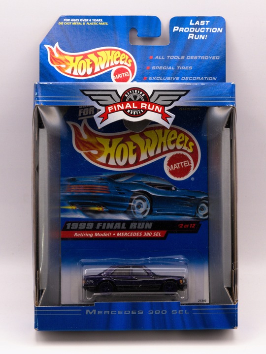 HOT WHEELS Mercedes 380 SEL Lila FINAL RUN GYŰJTŐI!, (074299215711 ...