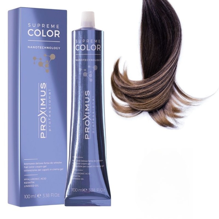 Proximus farba na vlasy 5,7 Supreme Color s Nanotechnológiou, krémovo ...