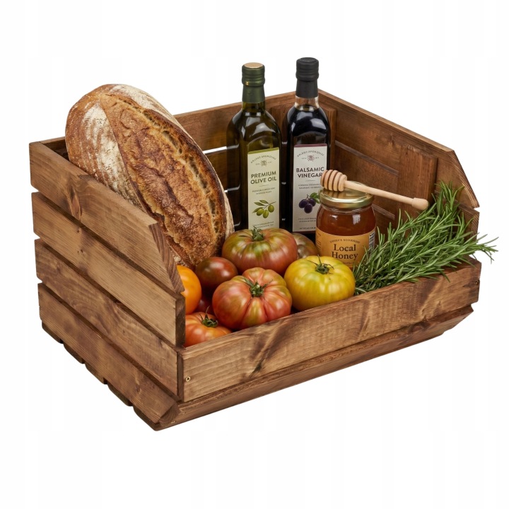 Moduláris Fa Láda, Barna, Zöldség- és Gyümölcstároló Polchoz, (5902806710402) • Ár, Vélemények ...