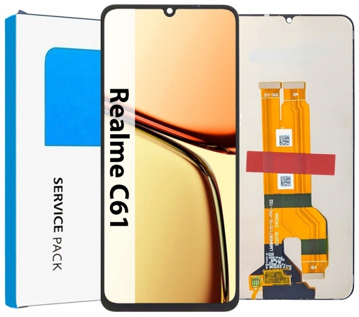Wyświetlacz LCD IPS Realme Oryginał C61 Service Pack • Cena, Opinie ...