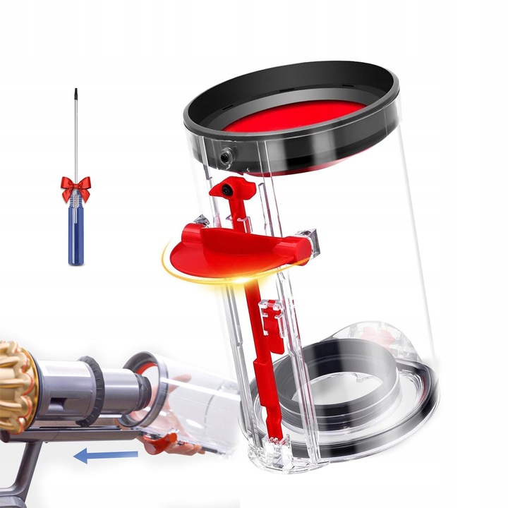 PORZSÁK/TARTÁLY Dyson V11 V12 Detect Slim Absolute Porszívóhoz ...