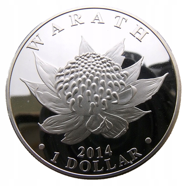 HEARD-SZIGET 1 DOLLÁR 2014 WARATH VIRÁG 40mm za 11345.00HUF-ért - Allegro