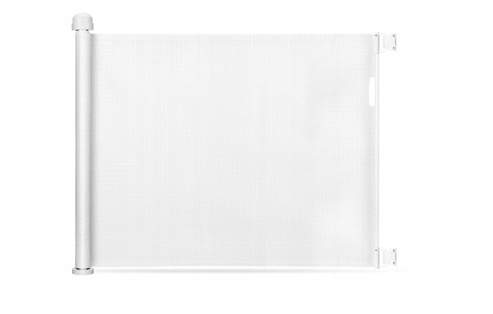 FEHÉR, BŐVÍTHETŐ, FELCSAVAROZHATÓ AJTÓ- ÉS LÉPCSŐRÁCS, 140 CM ...