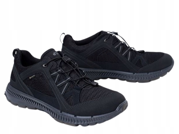 ECCO BUTY SPORTOWE MĘSKIE CZARNE Z LOGO 43 J3D (5906224552330) • Cena ...