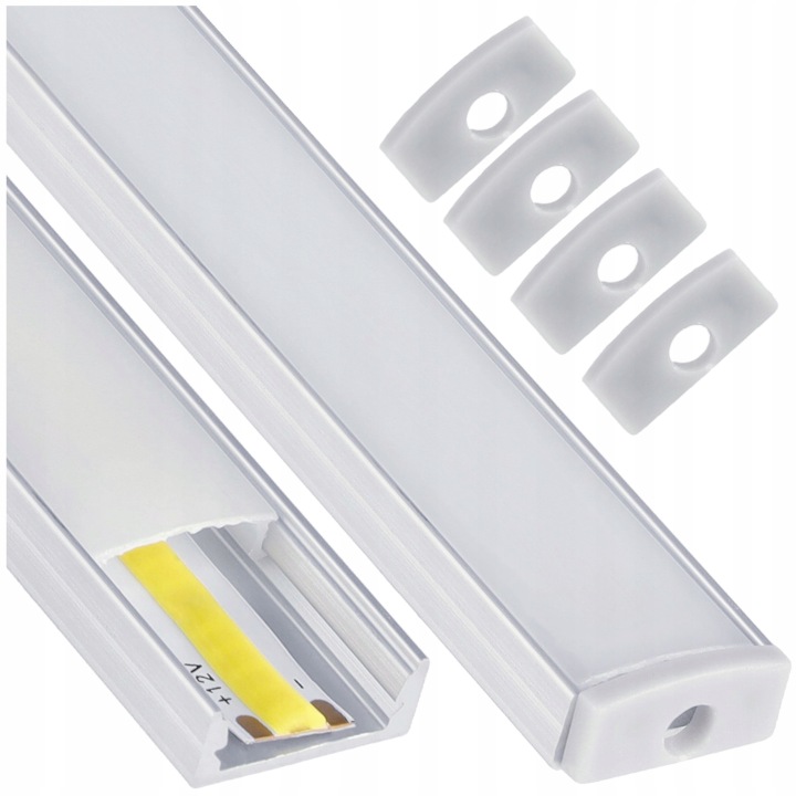 Profil do LED Berge aluminiowy natynkowy 2 m • Cena, Opinie - Allegro