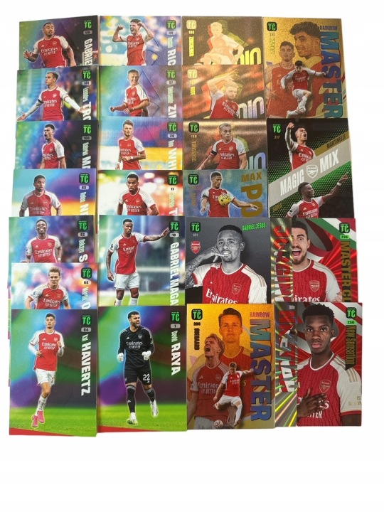 ŠPIČKOVÁ SADA 2024 Arsenal KOMPLET 23 karet Team Mate + Speciální ...