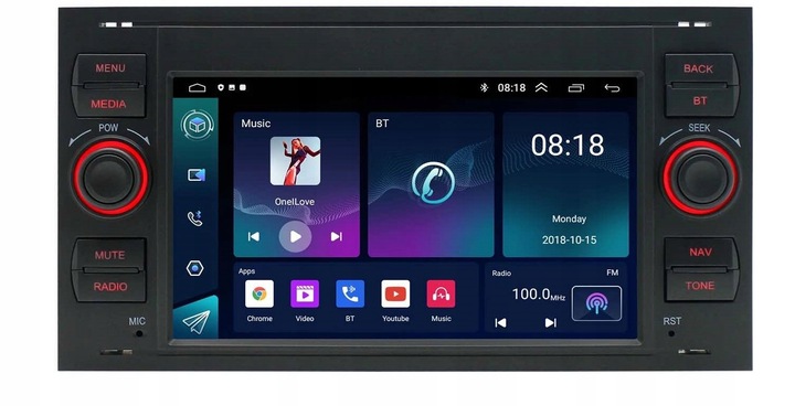 ANDROID RÁDIO GPS WIFI BT FORD KUGA S-MAX C-MAX 2GB CARPLAY ANDROID AUTO, (5901247960933) • Ceny ...