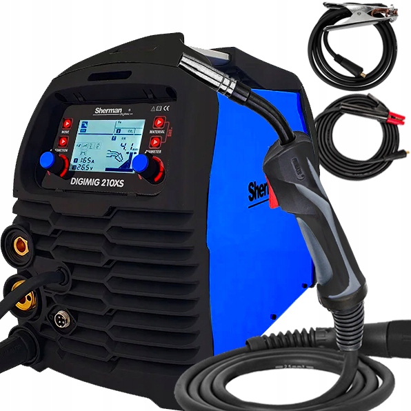 PÓŁAUTOMAT SPAWALNICZY SHERMAN MMA TIG 200A EURO (5903686617737) • Cena ...