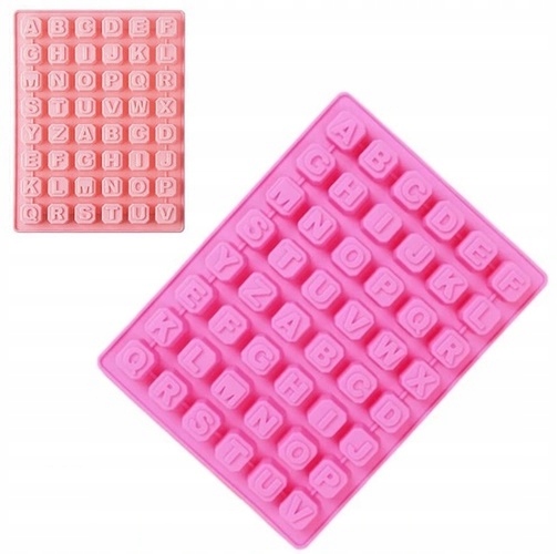 FORMA SILIKONOWA DO LUKRU MASA CUKROWA CIASTA LITERY ALFABET URODZINY ...