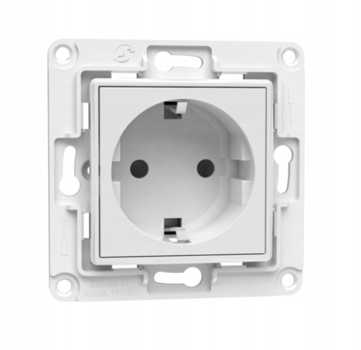 Gniazdo Elektryczne ścienne Shelly biały (3800235266342) • Cena, Opinie ...