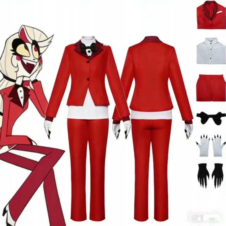 Anime Hazbin Hotel Charlie Morningstar Cosplay Kostým mmk+Peruka za 39 ...