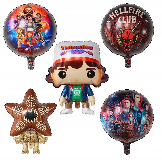 STRANGER THINGS BALON SZETT 5 DB NAGY MÉRET, (5903738454112) • Ár ...