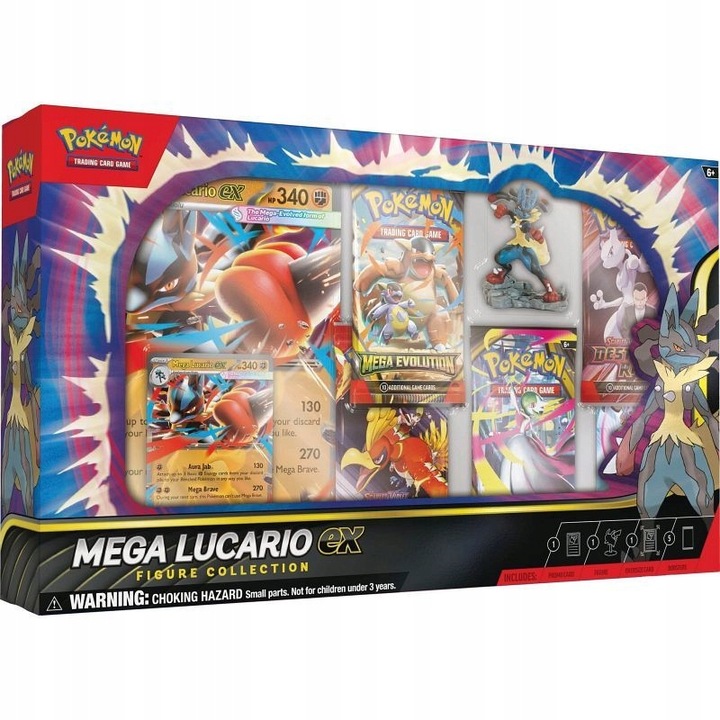 Pokemon TCG November Figure Box Mega Lucario EX - Stan: Nowy 198.00PLN ...