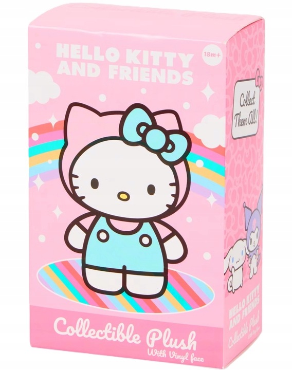 HELLO KITTY MASKOTKA BRELOK FIGURKA PLUSZAK MIŚ BLIND BOX 2W1 PINK ...
