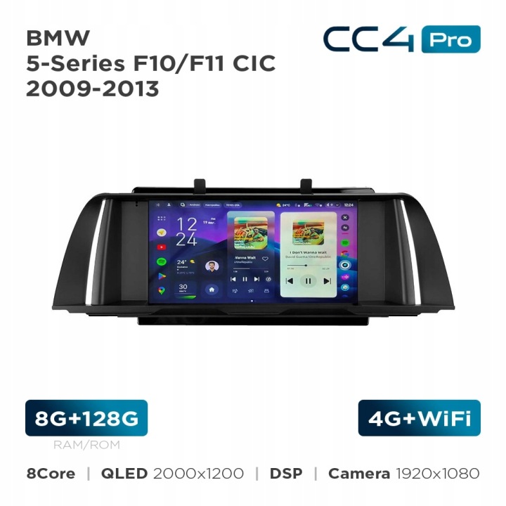 TEYES CC4 Pro 2k 8+128 Gb 9" BMW 5-Series F10/F11 CIC 2009-2013 ...