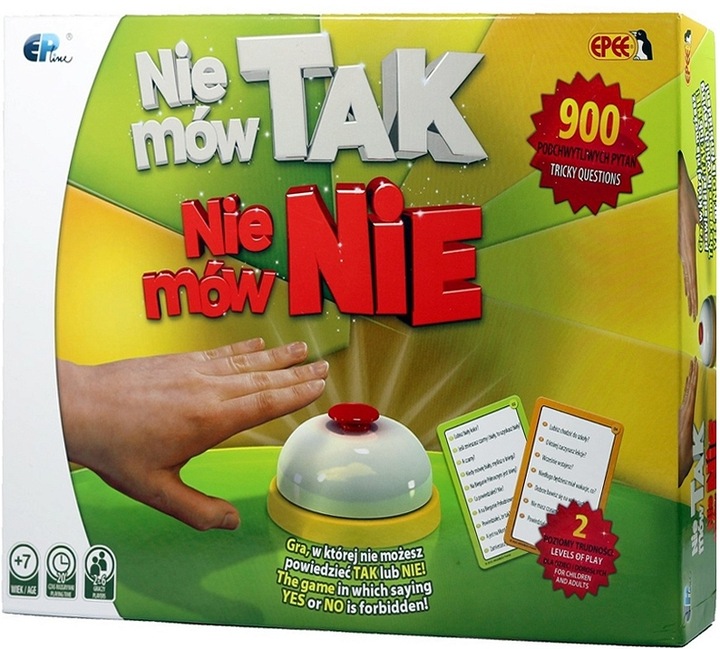 GRA PLANSZOWA NIE MÓW TAK NIE MÓW NIE GRA RODZINNA FAMILIJNA ZABAWA ...